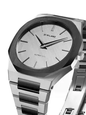 D1 MILANO Ultra Thin 38mm Watch - Silver