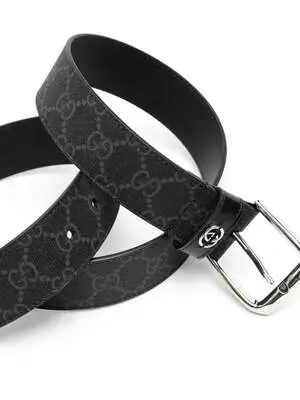 Gucci Gg Supreme Leather Belt