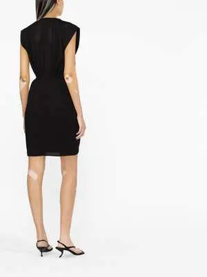 IRO PARIS Pheao Draped Wool Dress