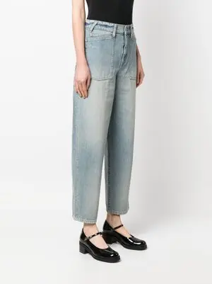 Kenzo Wide-leg Cropped Jeans