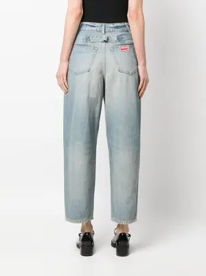 Kenzo Wide-leg Cropped Jeans