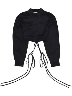 Christopher Esber Tie-fastening Silk Shirt