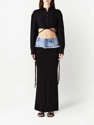 Christopher Esber Tie-fastening Silk Shirt