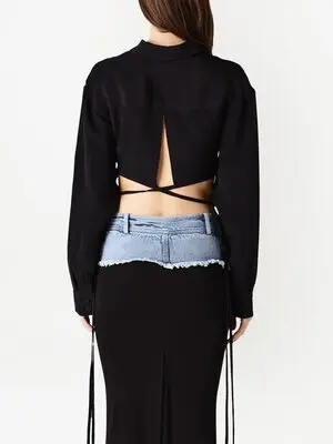 Christopher Esber Tie-fastening Silk Shirt