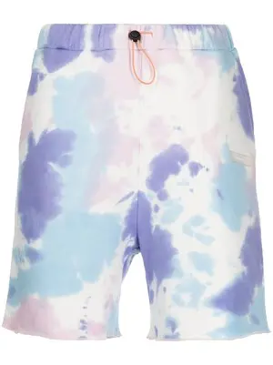 PALMER Tie-dye Cotton Shorts - Multicolour