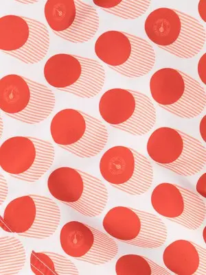 Frescobol Carioca Polka-dot Swim Shorts - Orange
