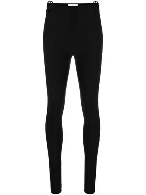 NENSI DOJAKA Heart-cut Out High-waisted Leggings - Black