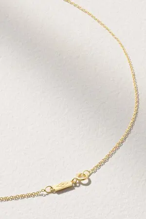 JENNIFER MEYER Mini Clover Emerald Necklace