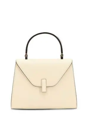 VALEXTRA Mini Iside Grained Leather Bag - Pergamena