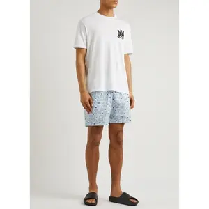 Amiri Logo-print Stretch-shell Swim Shorts, Shorts
