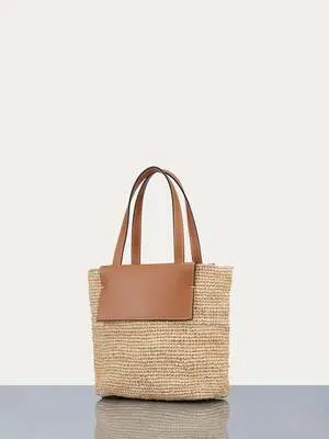 FRAME Le Market Mini Straw Tote Bag