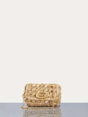 FRAME Straw Chain Bag