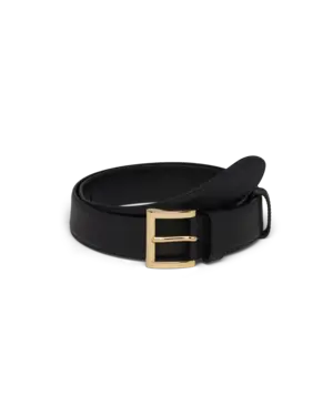 Prada Saffiano Leather Belt - Black