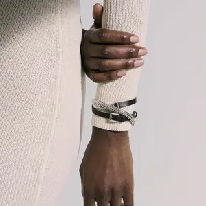 John Hardy Icon Wrap Bracelet - Dark Brown