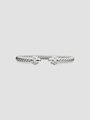 David Yurman Renaissance Classic Cable Bracelet In Sterling Silver, 5mm Sterling Silver