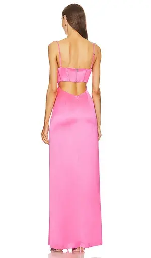 Retrofete Rosa Draped Gown