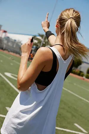 Free People Rundown Tank - Painted White