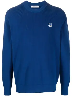 Maison Kitsune Round Neck Sweaters For Men