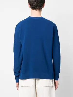 Maison Kitsuné Logo-patch Knit Jumper