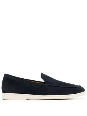 HENDERSON BARACCO Sirena Suede Boat Shoes - Blue
