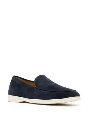 HENDERSON BARACCO Sirena Suede Boat Shoes - Blue