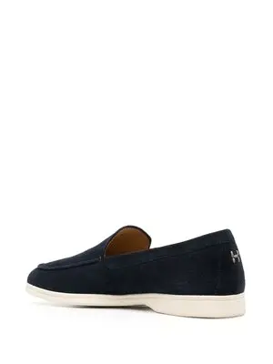 HENDERSON BARACCO Sirena Suede Boat Shoes - Blue