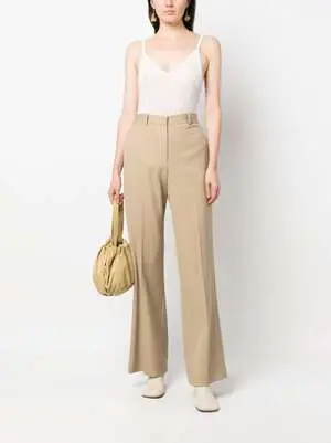 BARRIE Spaghetti-strap Knit Top - Neutrals
