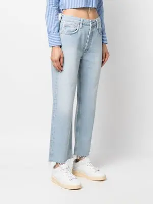 Citizens Of Humanity Raw-cut Hem Straight-leg Jeans