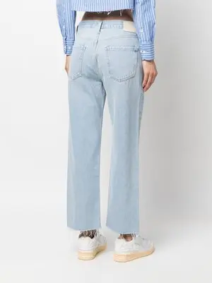 Citizens Of Humanity Raw-cut Hem Straight-leg Jeans