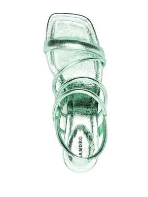 Sandro Strappy Square-toe Stiletto Sandals