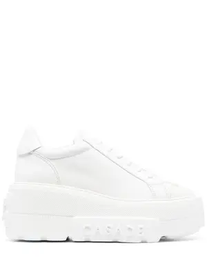Casadei Nexus 75mm Platform Sneakers - White