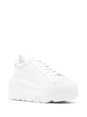 Casadei Nexus 75mm Platform Sneakers - White