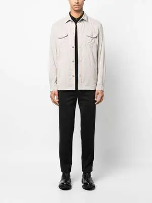 MOORER Press-stud Fastening Jacket - Neutrals