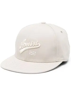 Amiri Embroidered-logo Cap - Neutrals