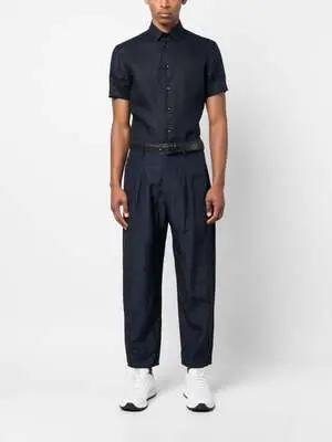 Giorgio Armani Pleated Wide-leg Trousers