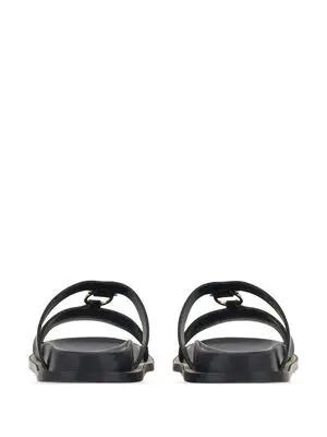 FERRAGAMO Gancini Leather Sandals