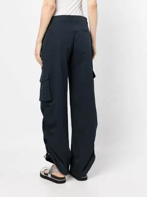 SYSTEM Drawstring Wide-leg Trousers
