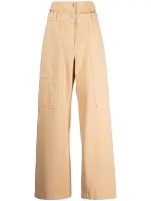 SYSTEM Layered-waist Tapered Trousers