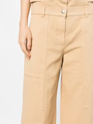 SYSTEM Layered-waist Tapered Trousers