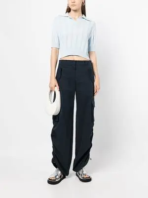 SYSTEM Knitted Cropped Top