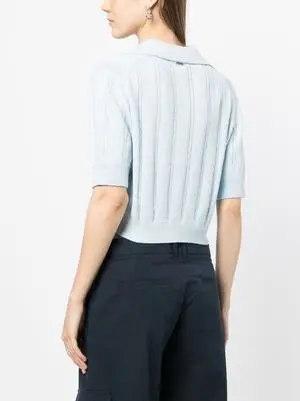 SYSTEM Knitted Cropped Top