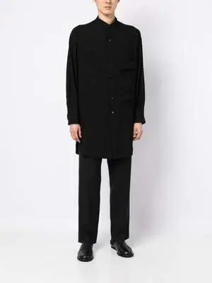 Yohji Yamamoto Oversized Long-sleeve Shirt