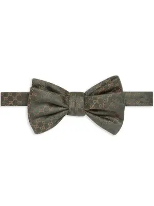 Gucci Gg Silk Bow Tie
