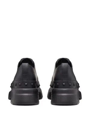 Valentino Garavani Rockstud Leather Derby Shoes