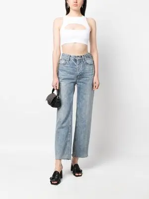 Dsquared2 Cut-out Cropped Top