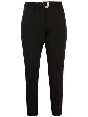 Versace Belted Cropped Trousers