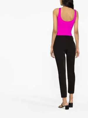 Versace Belted Cropped Trousers
