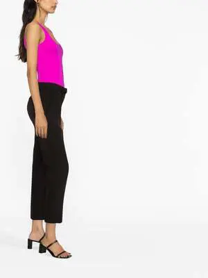 Versace Belted Cropped Trousers