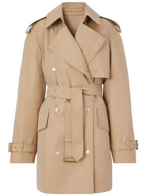 Burberry Bonded Cotton Gabardine Trench Coat