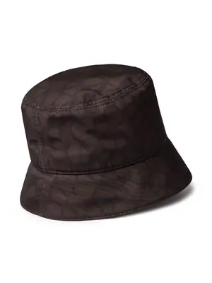 Valentino Garavani Toile Iconographe Bucket Hat - Brown